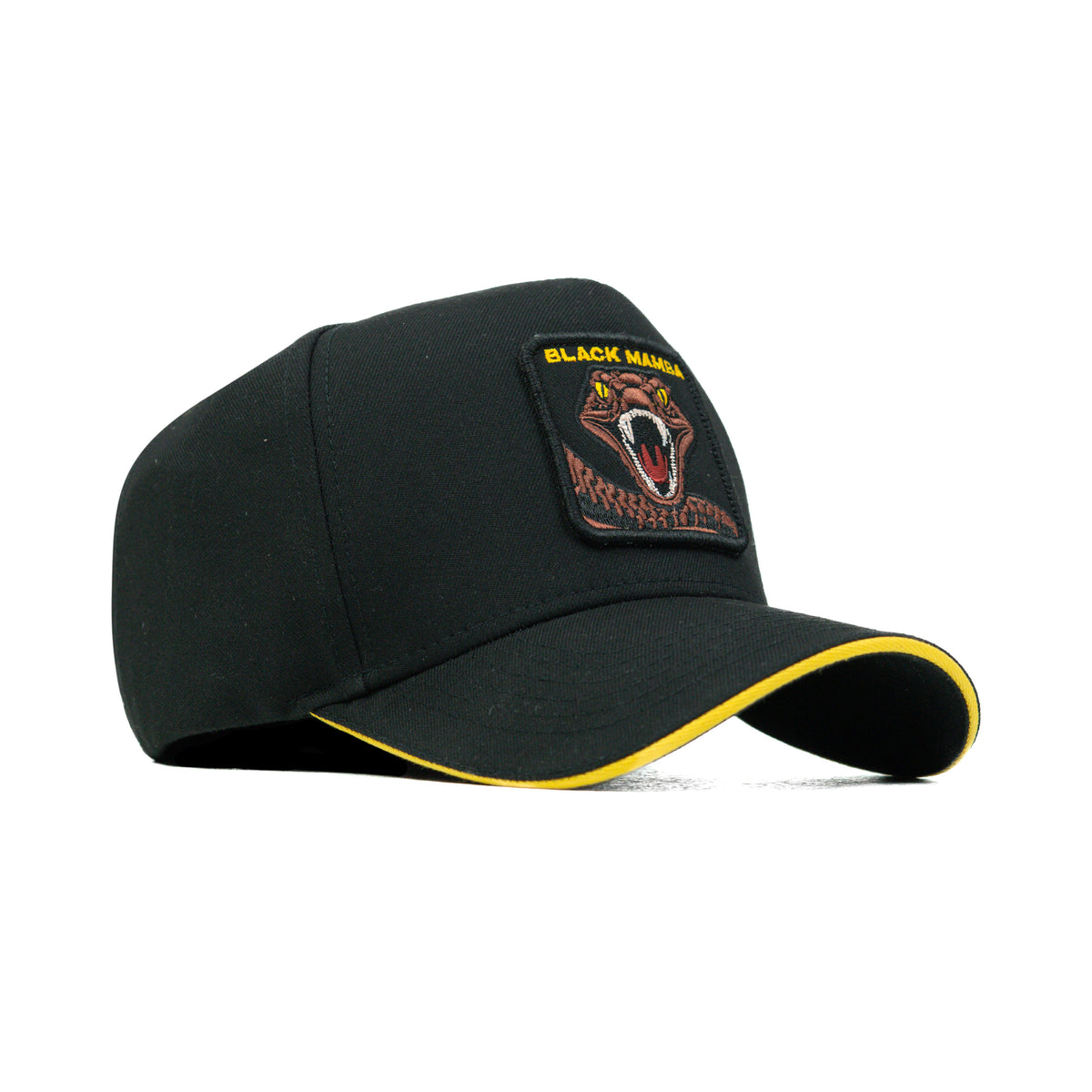 HEAD GEAR BLACK MAMBA 3D PATCH PREMIUM HIGH CROWN CAP – Head Gear