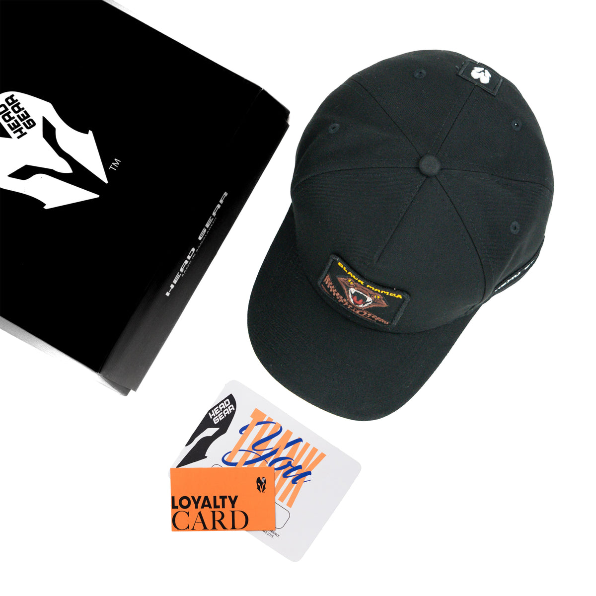 HEAD GEAR BLACK MAMBA 3D PATCH PREMIUM HIGH CROWN CAP – Head Gear