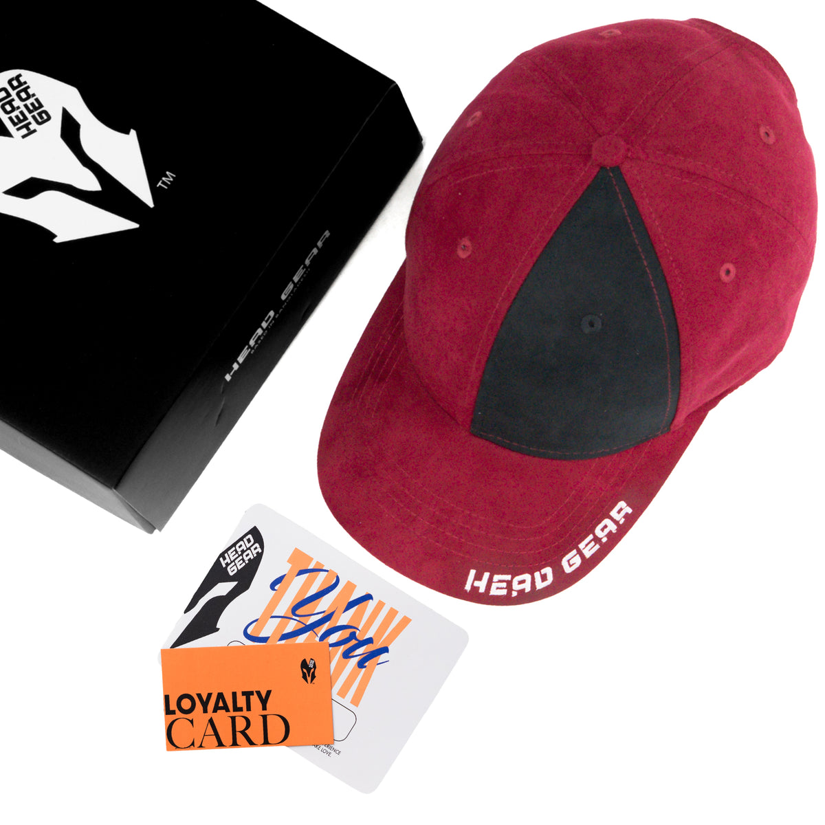 HEAD GEAR MISMATCHED RED AND BLACK CAP – Head Gear