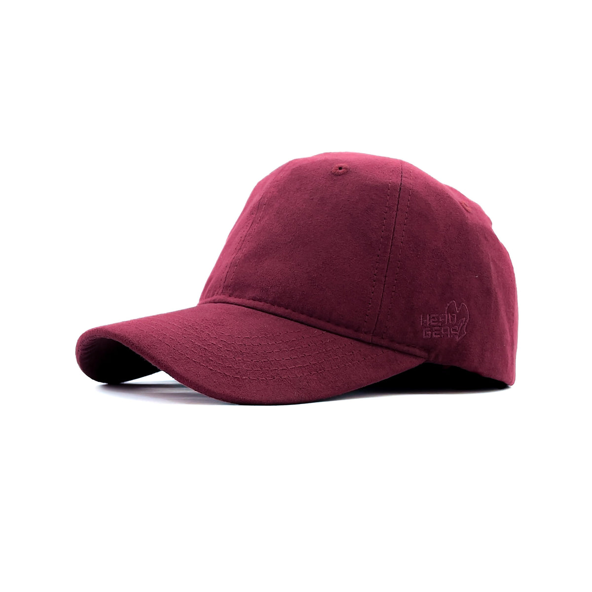 HEAD GEAR BASIC SUEDE MAROON CAP – Head Gear