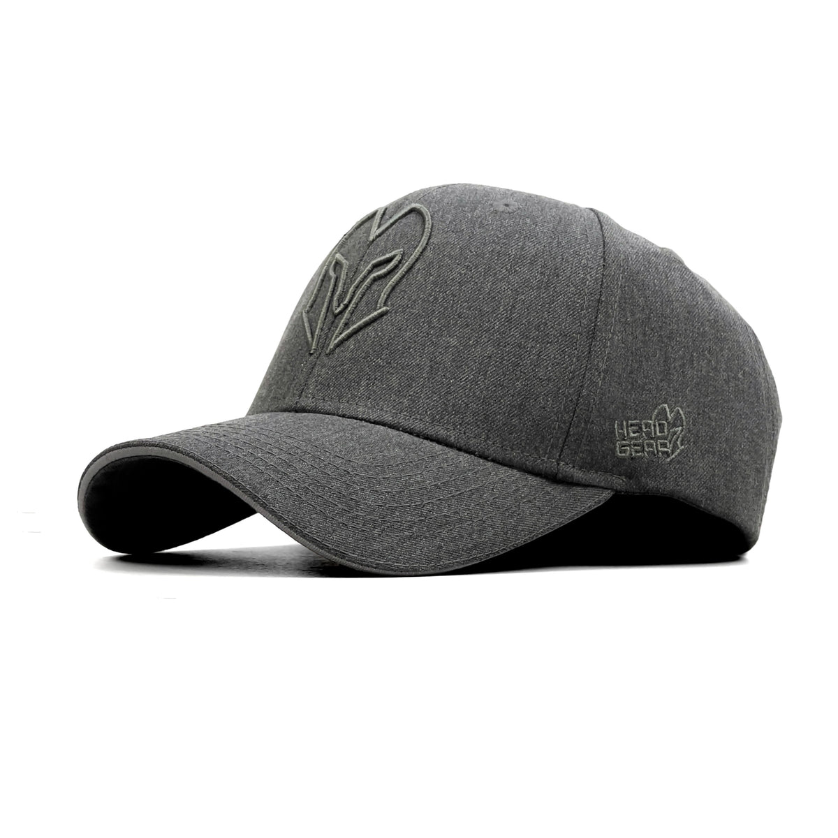 HEAD GEAR SUPER TWILL GREY MELANGE SANDWICH CAP – Head Gear