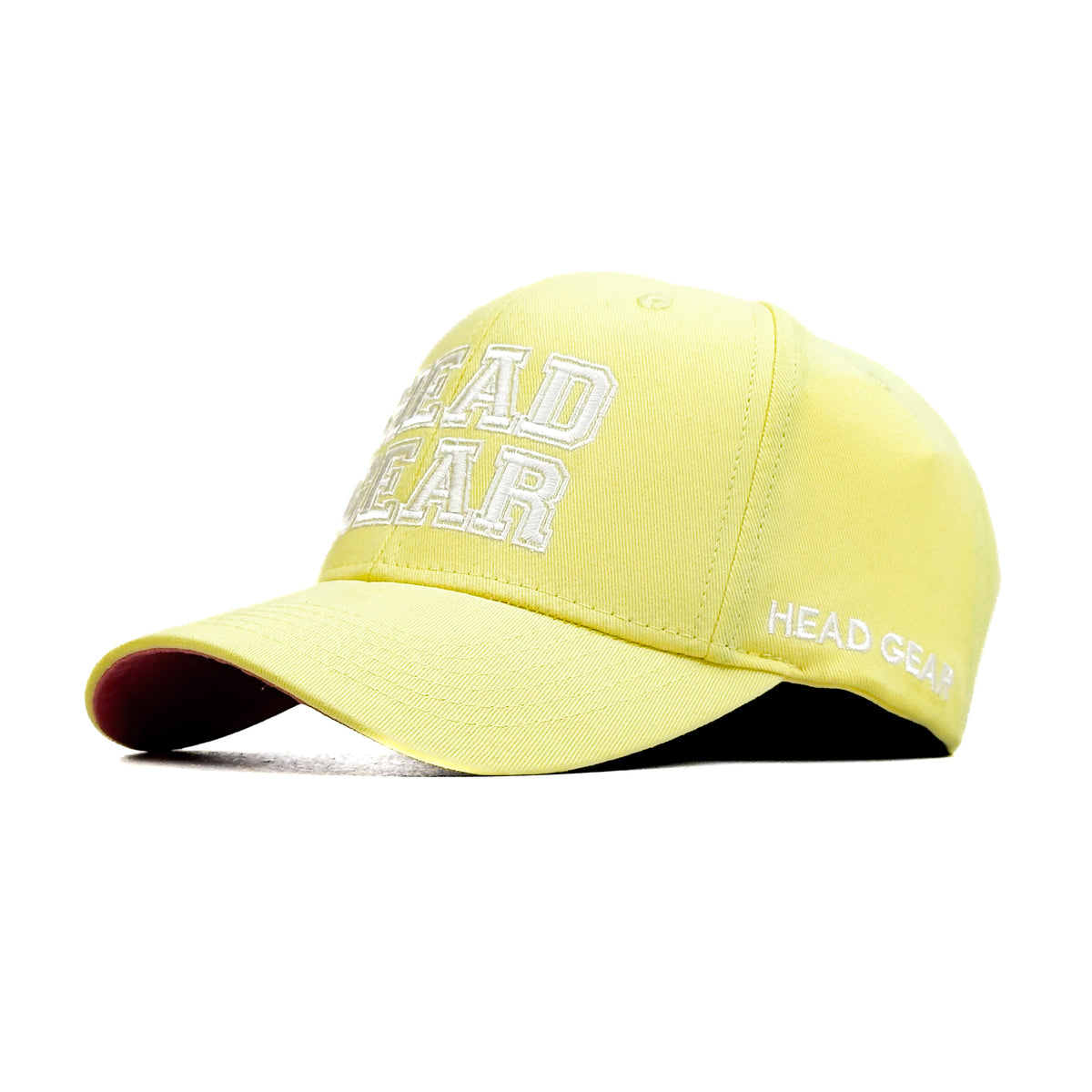 HEAD GEAR LIGHT YELLOW COLLEGE CAP – Head Gear
