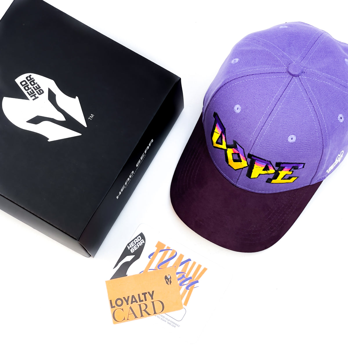 HEAD GEAR PURPLE DOPE CURVED VISOR CAP – Head Gear
