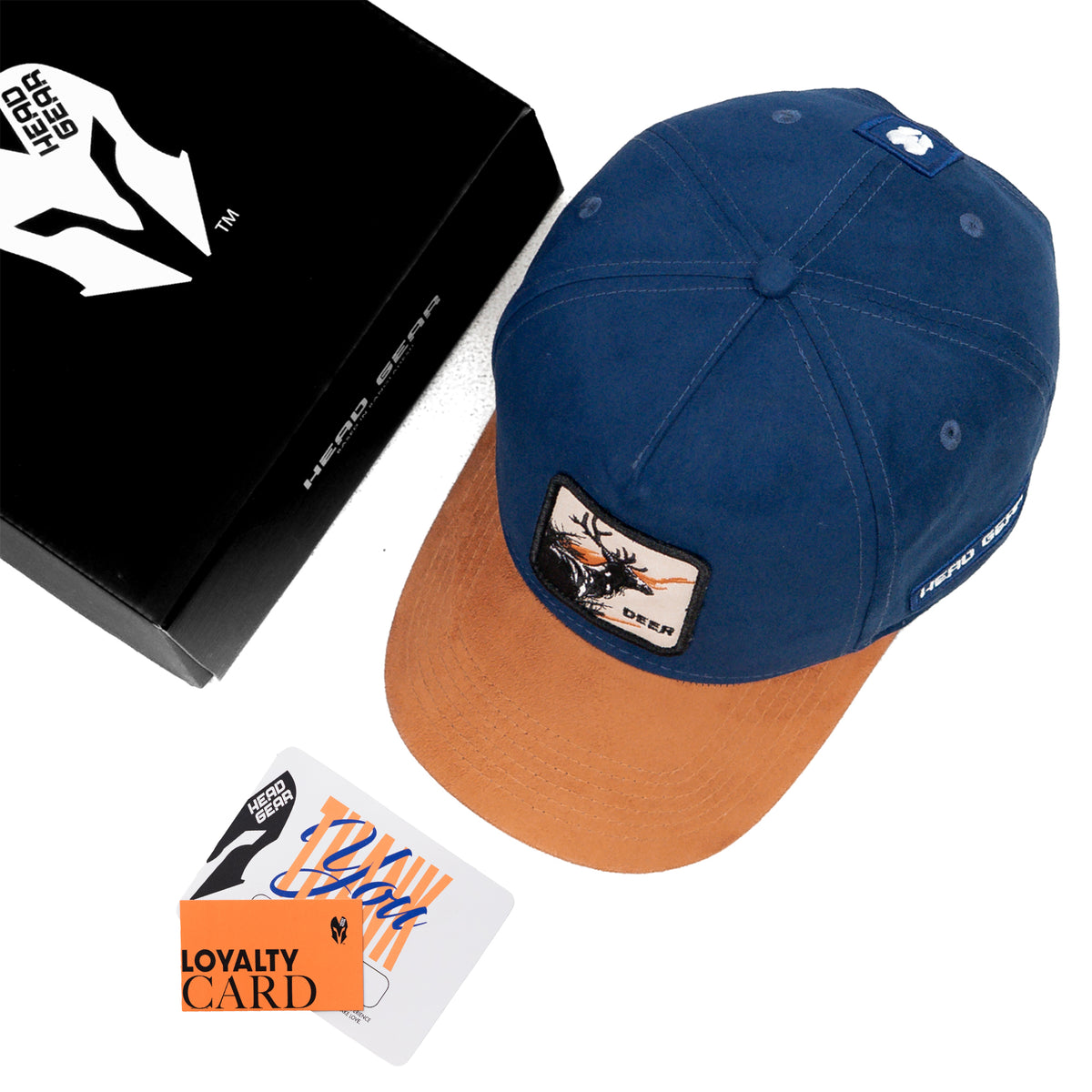 HEAD GEAR DEER IRON 3D PATCH PREMIUM HIGH CROWN CAP – Head Gear